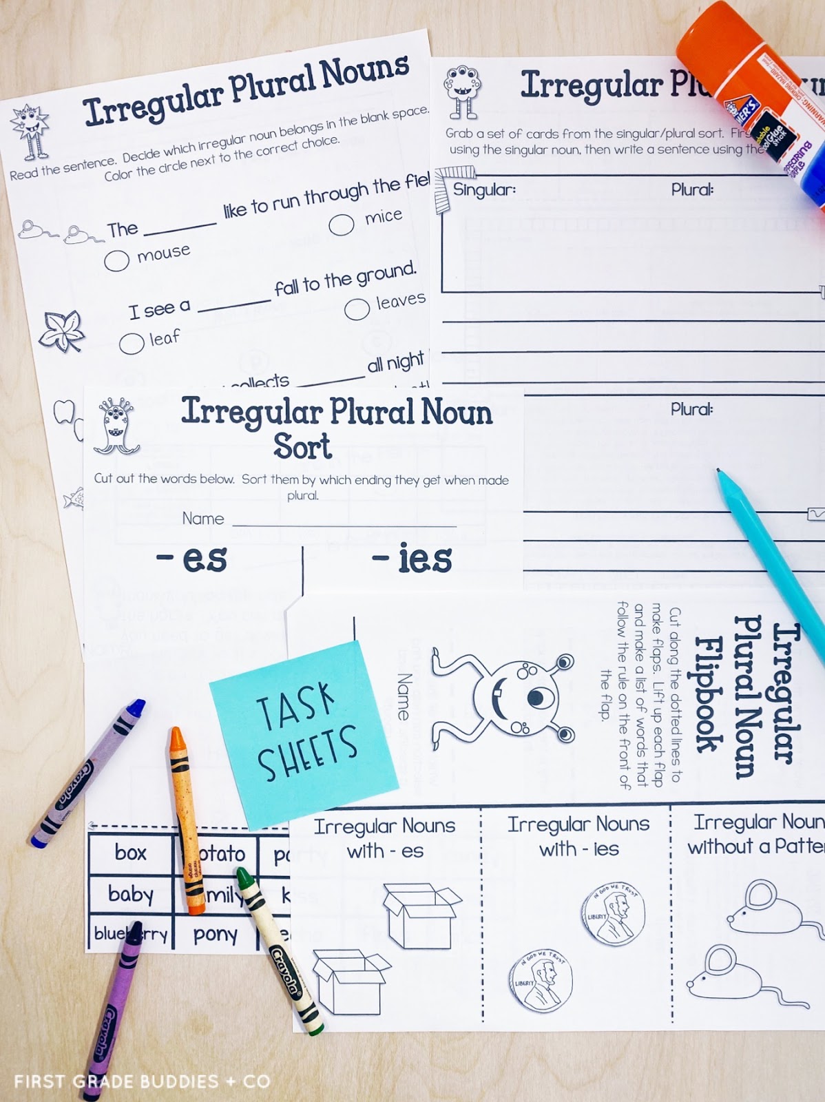 Don't Forget Grammar! Add it in Easily! | First Grade Buddies