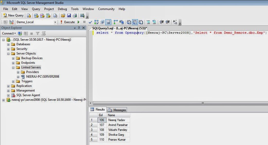 Passion for SQL: How to fetch data from remote database server using ...