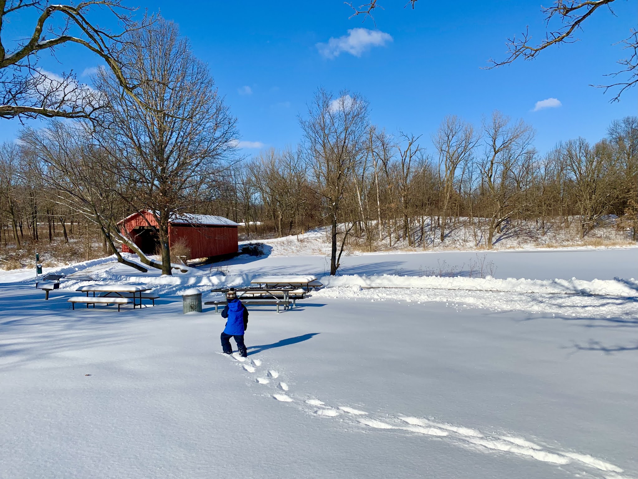 Des Moines: Owen's Covered Bridge at Easter Lake Park