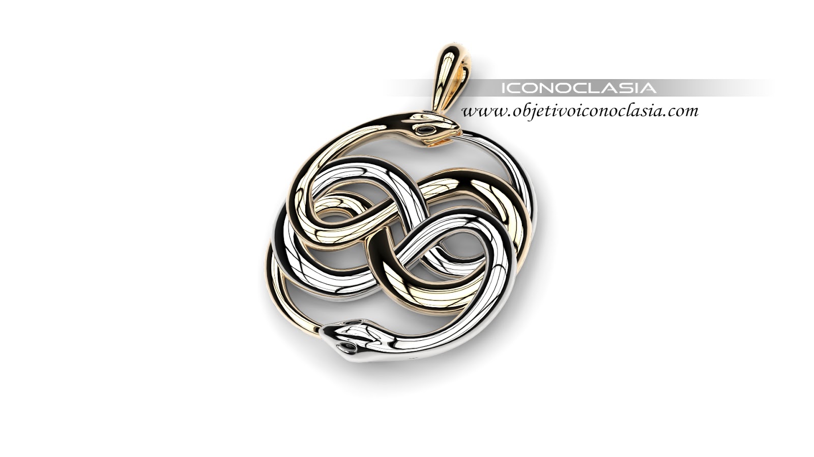 Iconoclasia : Auryn, La Historia Interminable. Colgante de oro blanco y ...