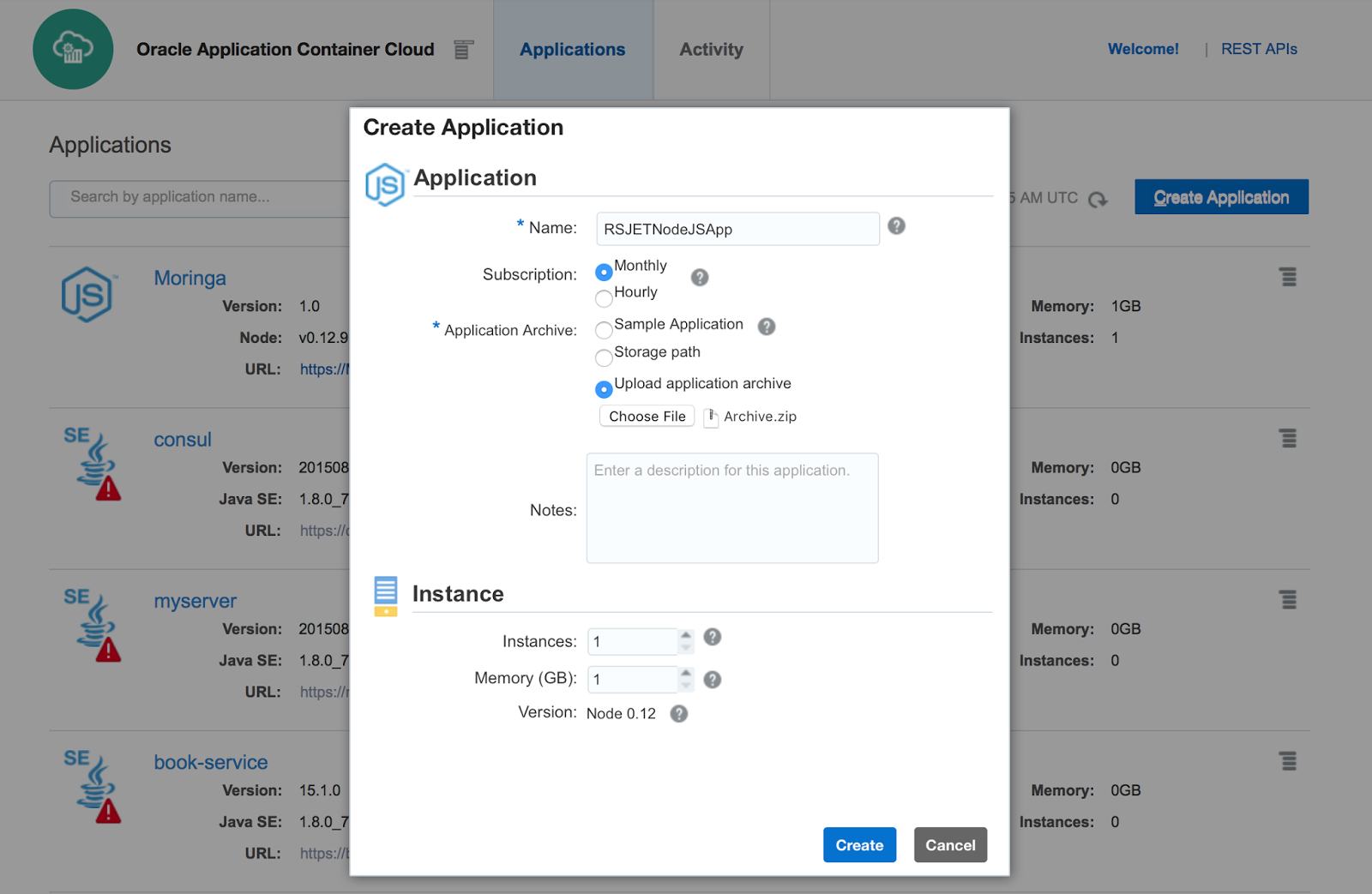 Andrej Baranovskij Blog Oracle Jet And Application Container Cloud With Mcs Integration