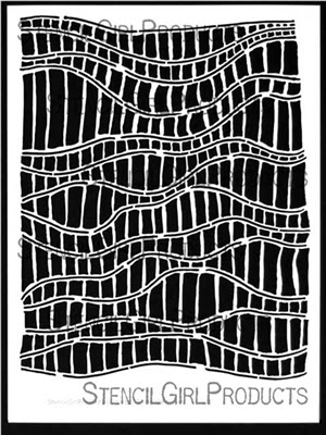 StencilGirl Talk: Drywall Compound, Encaustic Medium & Stencil Fun!