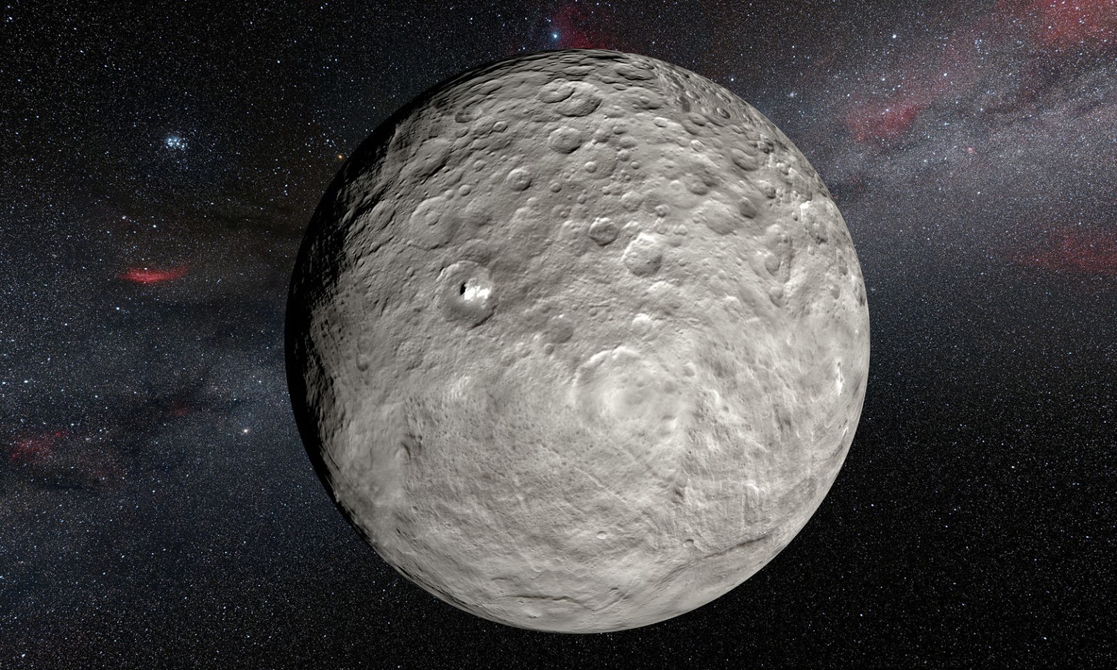 Planet Kerdil Ceres Diselimuti Es yang Tersembunyi - Info Astronomy