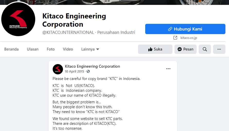 Perbedaan KITACO, KTC Racing dan KTC KYTACO Membuat Bingung - Cara Cara