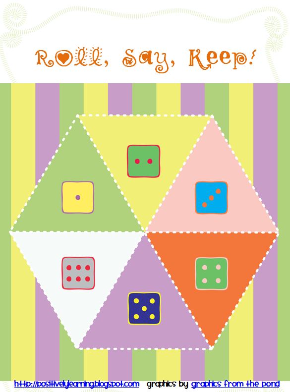 Classroom Freebies Too: Roll, Say, Keep!