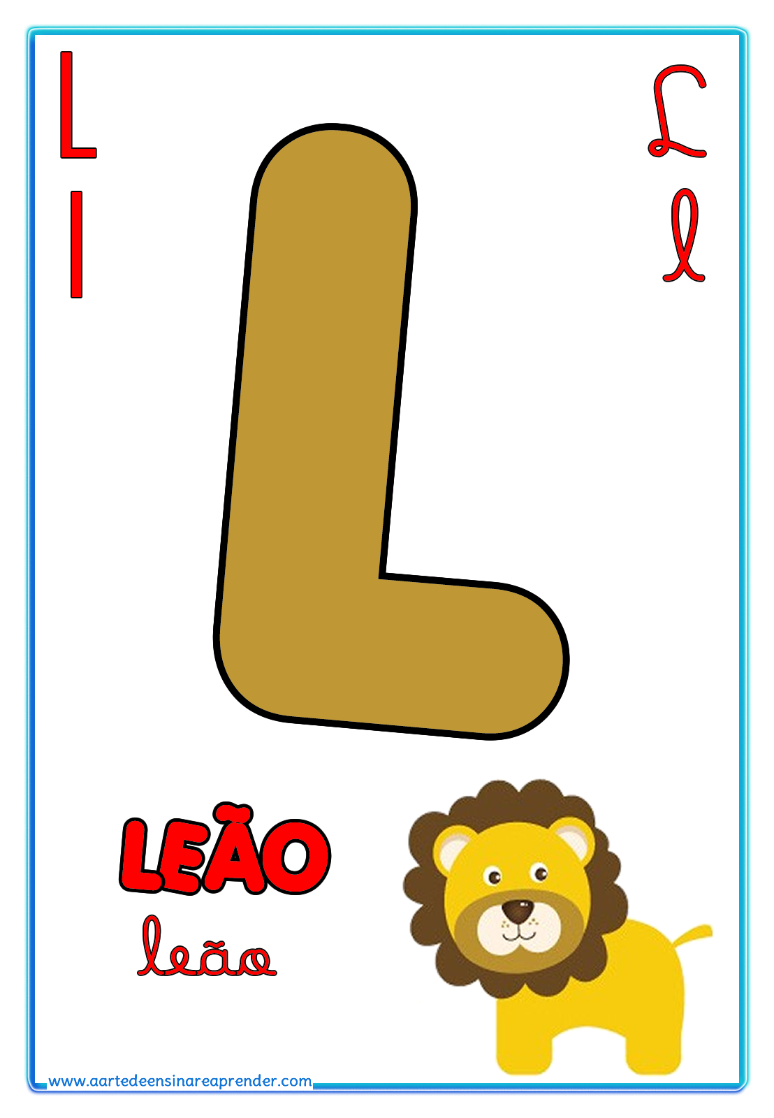 Alfabeto quatro tipos de letras - REFORMULADO!!! - A Arte de Ensinar e ...