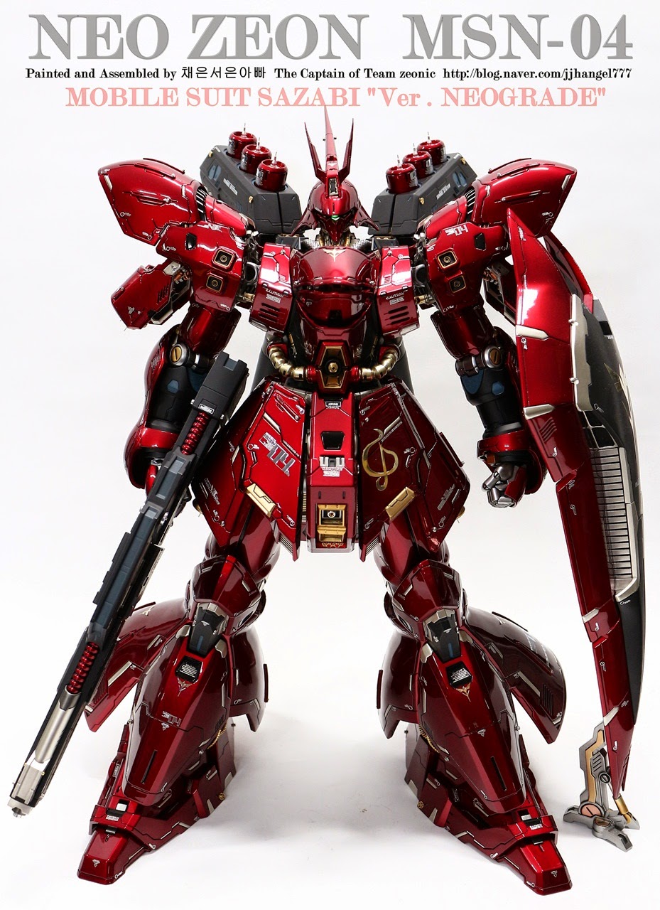 GUNDAM GUY: Neo Grade 1/60 Sazabi - Painted Build