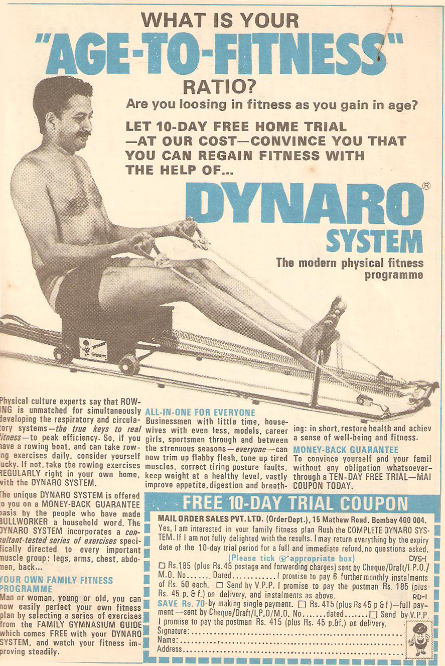 DYNARO SYSTEM Vintage Magazine Ad - Classic Indian Advertisements