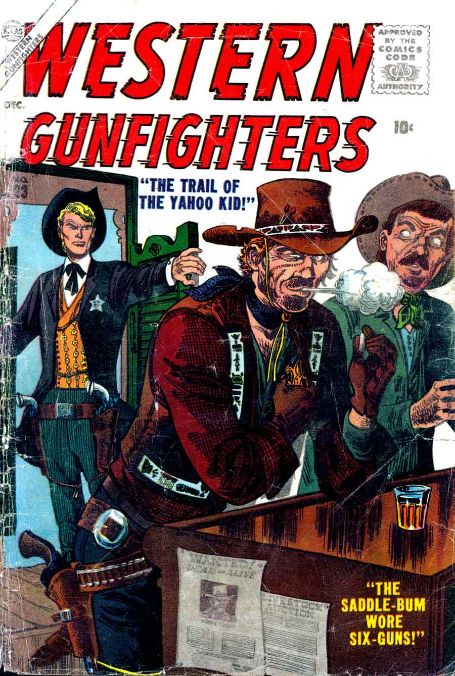 Western Gunfighters #23 - Al Williamson art - Pencil Ink