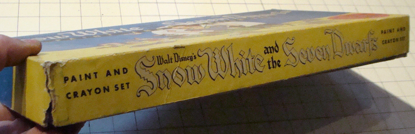 Filmic Light - Snow White Archive: 1938 Snow White Paint & Crayon Set ...