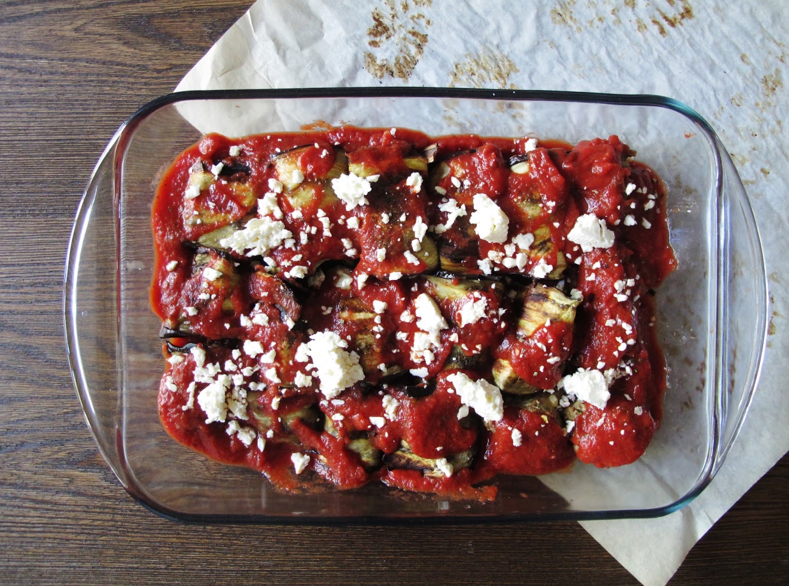 BITE. EAT. REPEAT.: TURKEY & FETA MEATBALL EGGPLANT INVOLTINI (GF)