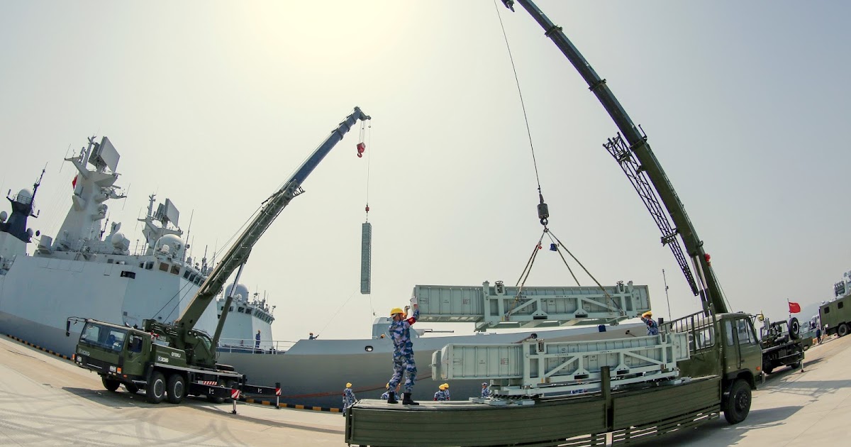 China Defense Blog: Photos of the day: Reloading HQ-16 VLS canisters ...