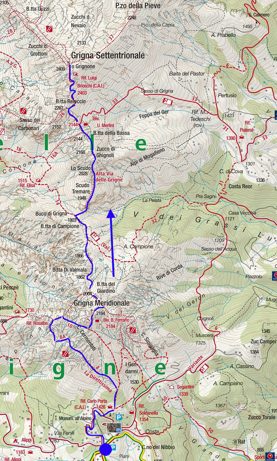 Escursionismo a 360°: Traversata alta delle Grigne (EEA)