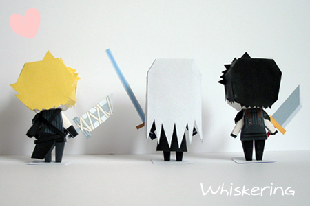Whiskering: Chibi Papercraft - Final Fantasy 7