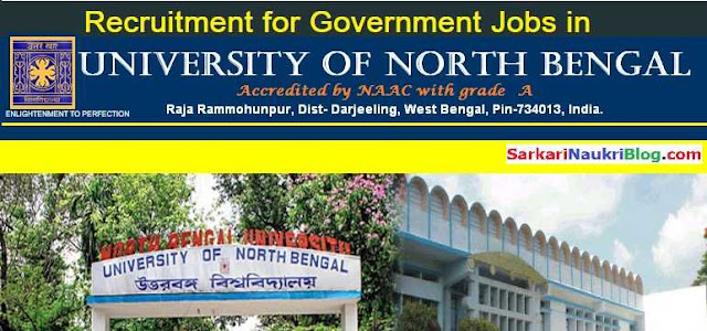 Faculty Recruitment in North Bengal University 2019