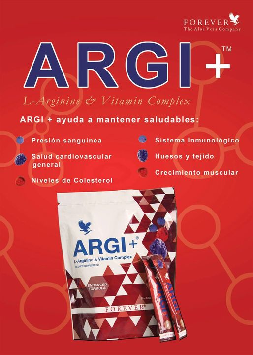 CONOCE LOS BENEFICIOS DEL ARGI+ DE FOREVER