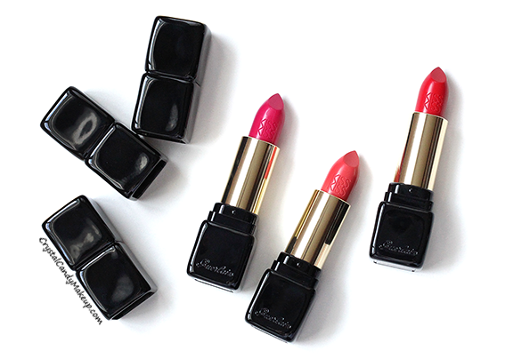 Rouge Crème Galbant KissKiss de Guerlain (325 Rouge Kiss, 341 Peach ...