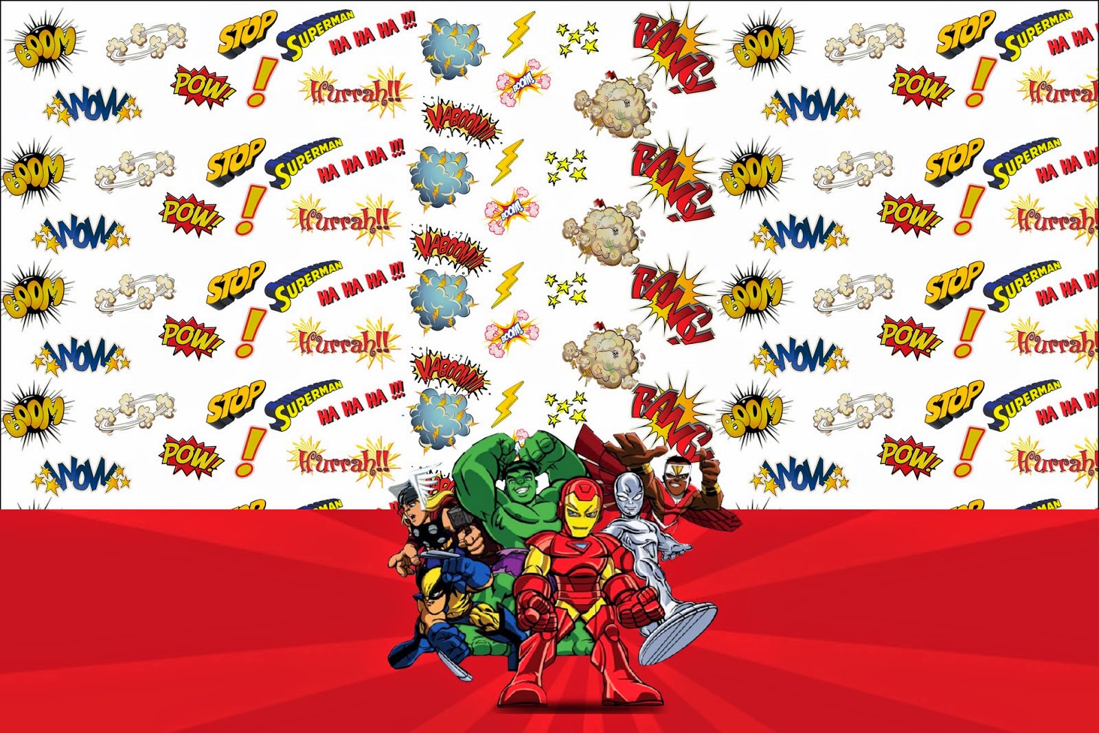 Marvel Superheroes Squad: Free Printable Invitations. - Oh My Fiesta ...