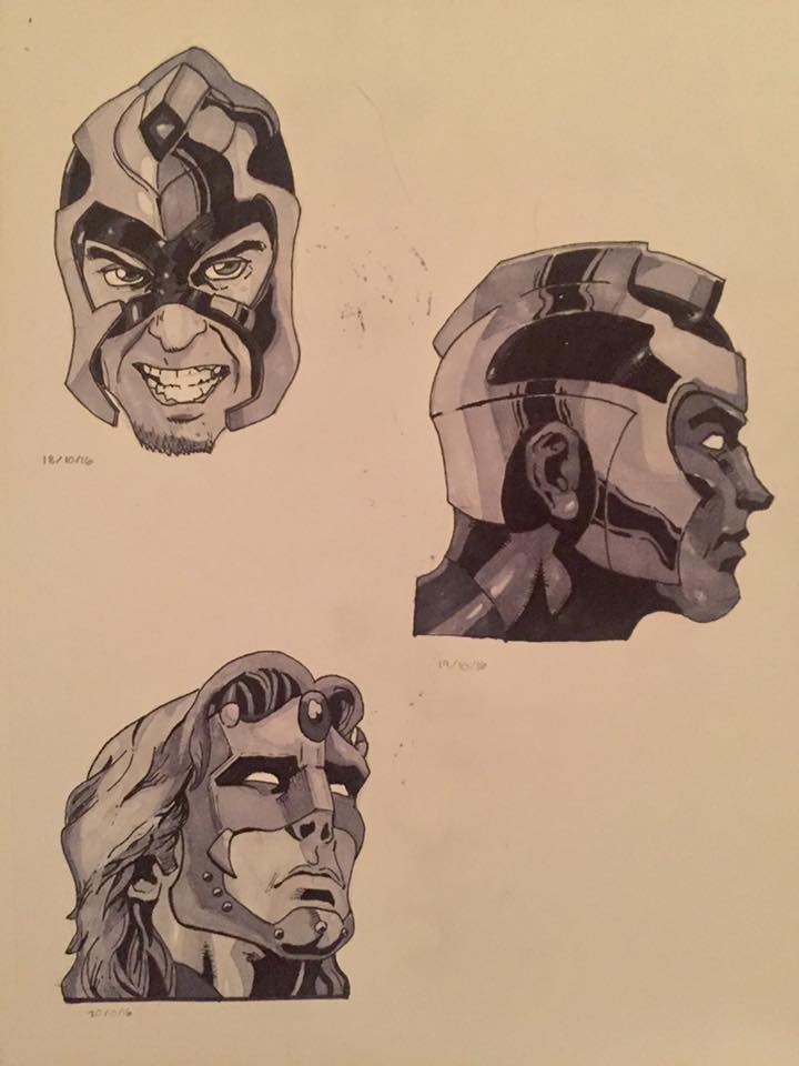 Derek Stevens Art: Comic practice