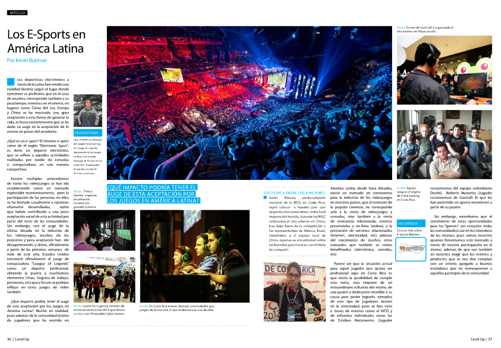 [Noticias] Lanzamiento oficial de la Revista Level Up...