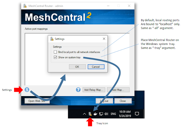 MeshCentral2 - Invitation Link, Auto-Backup, Idle Timeout, Terminal, Router