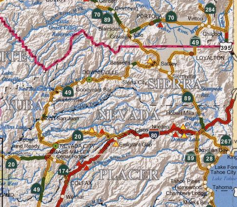 California State Route 49; The Golden Chain Highway (CA 41 north to CA 16)