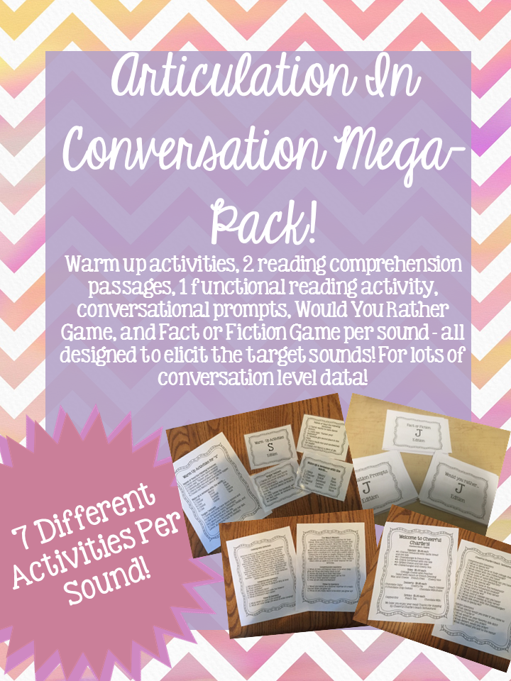 Smashingly Good Speech: Targeting Articulation in Conversation