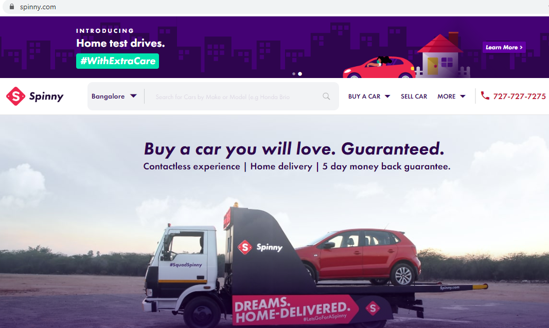 Own a car with buy back guarantee from Spinny-best foot forward ...