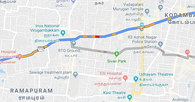 Valluvarkottam to Porur- Share Auto Routes - Chennai - Share Auto
