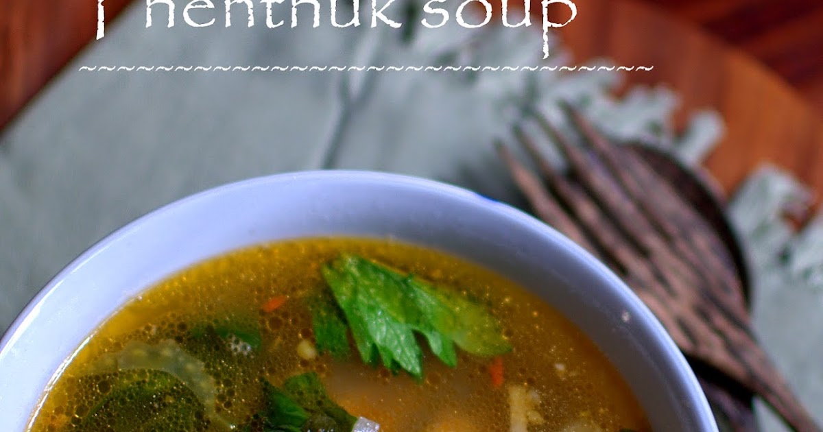 Thenthuk soup | a Tibetan soup with pulled noodles, chicken and vegetables