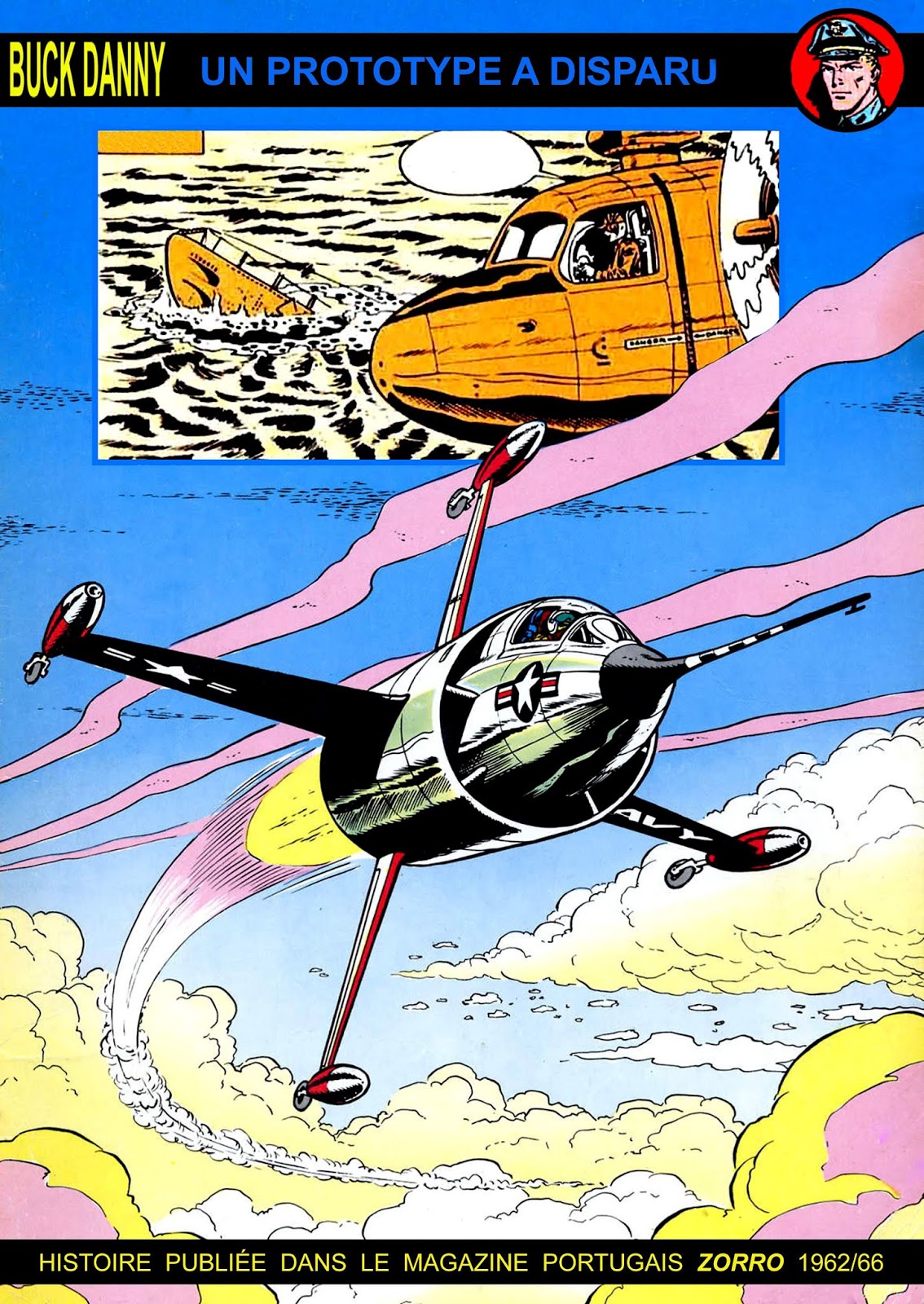 Seulement BD: Buck Danny. Un prototype a disparu. Édition de ASantos.