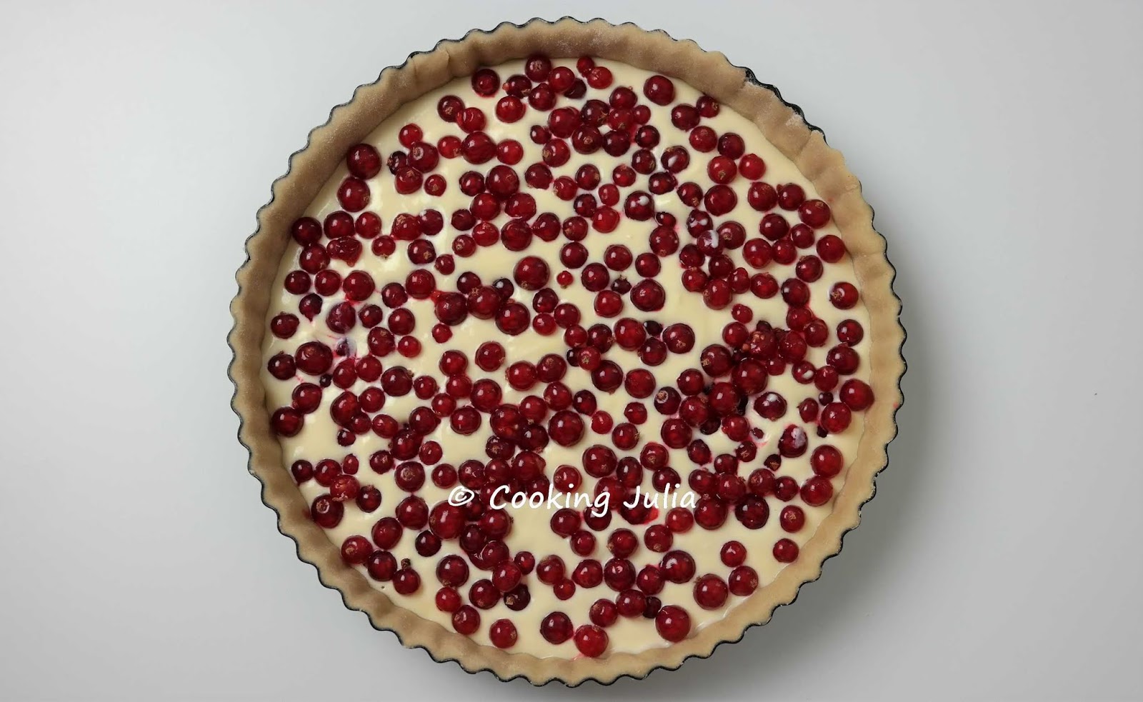 COOKING JULIA : TARTE AUX GROSEILLES