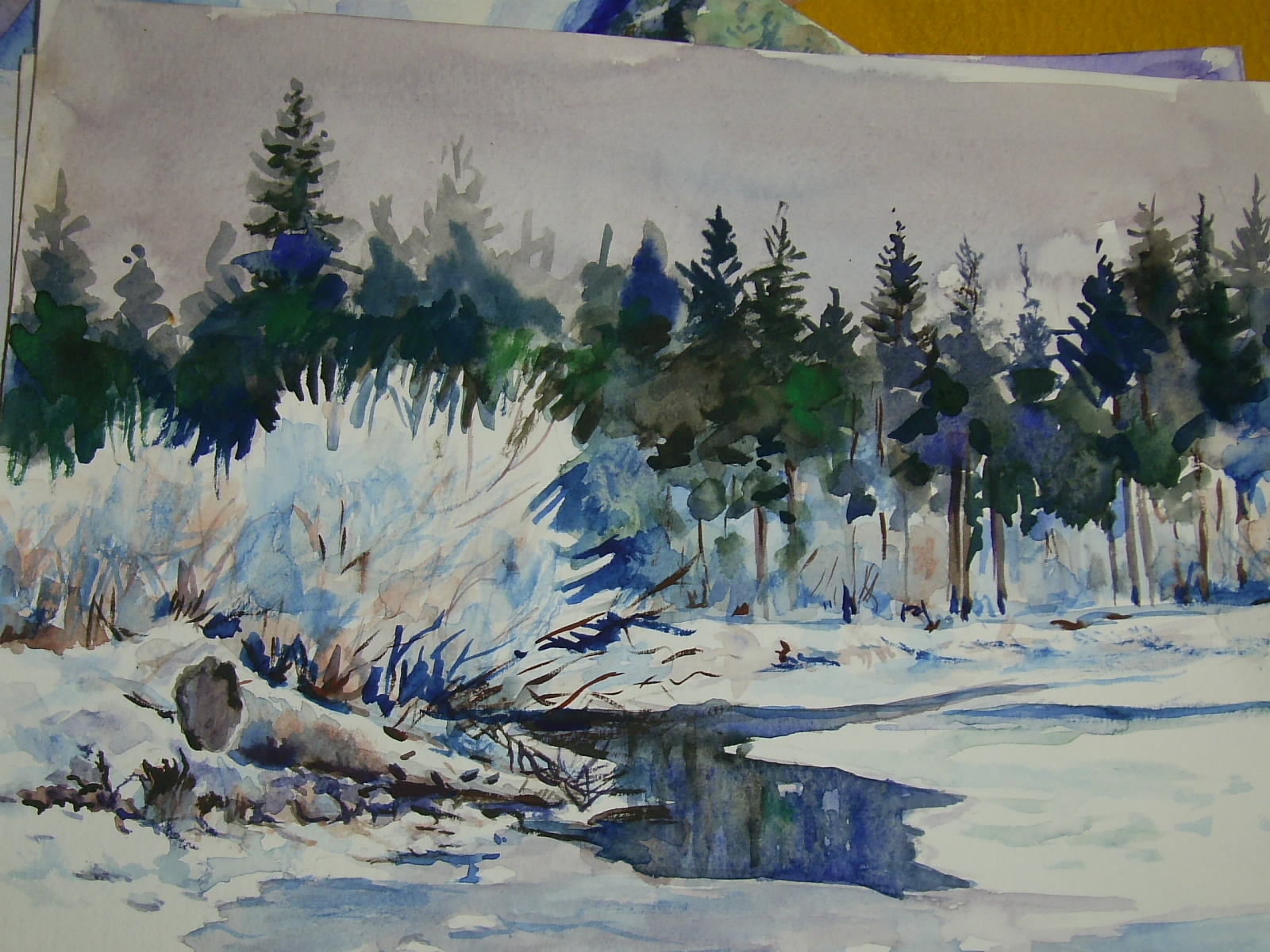 Akwarele krajobrazu: Akwarele-Galeria