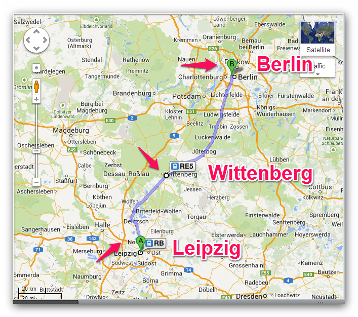 Sunday 11 January 2014 in Wittenberg