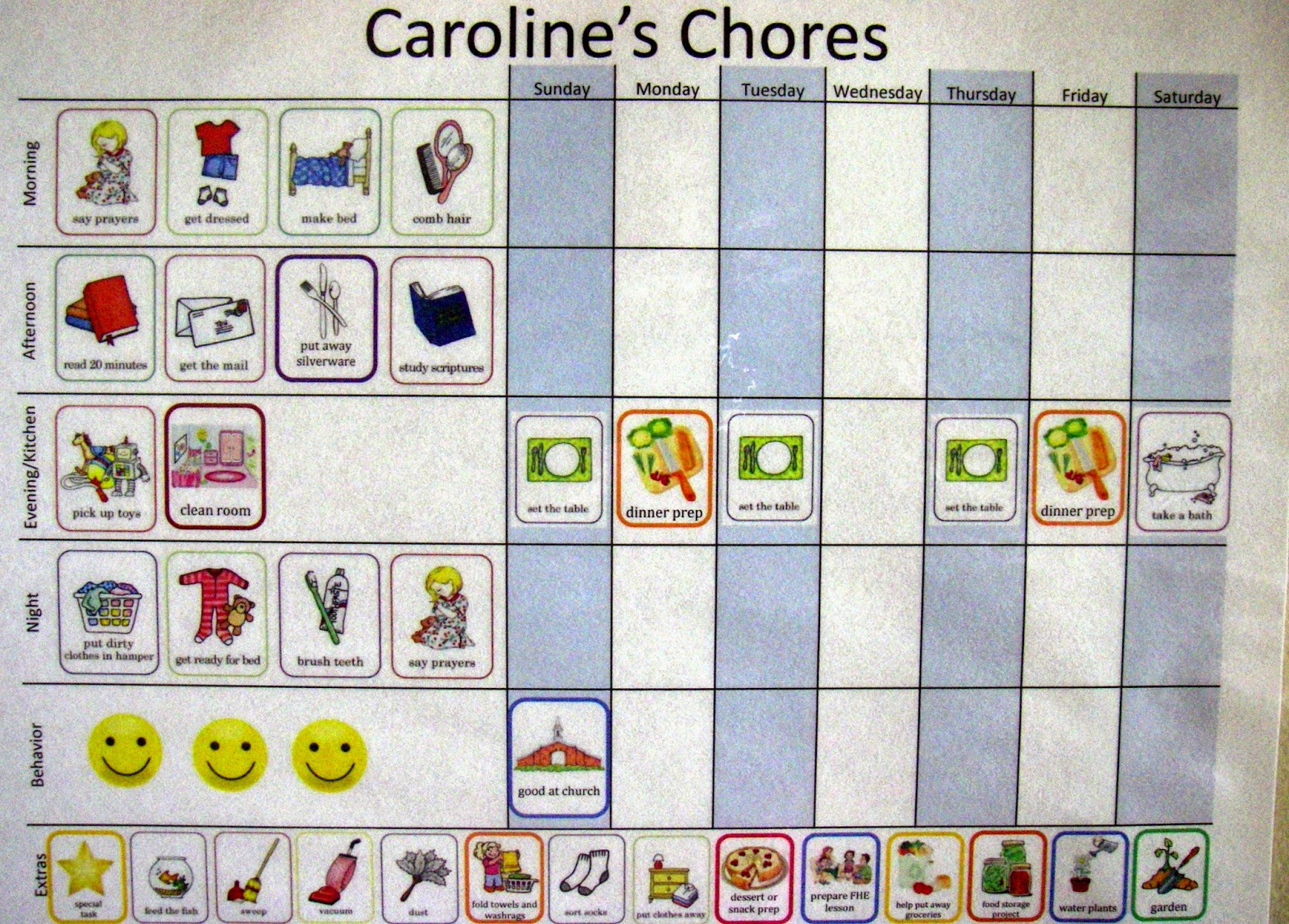 Learn, Live, and LOVE it!: Chore Chart Reveal