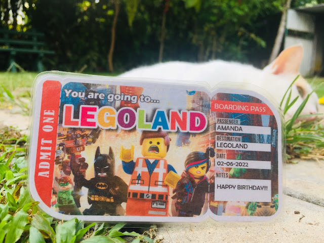 Legoland Boarding Pass Surprise Ticket Editable Printable PDF File ...