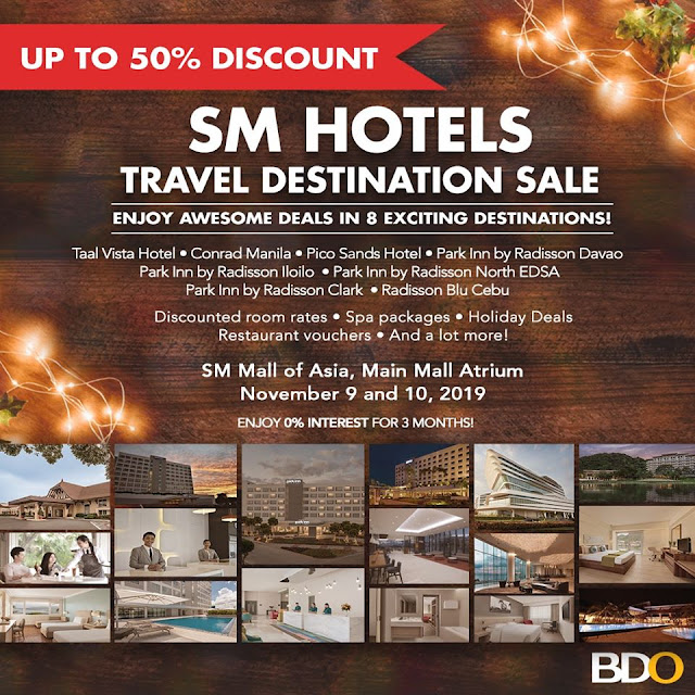 Manila Shopper: SM Hotels Travel Destination SALE: Nov 2019