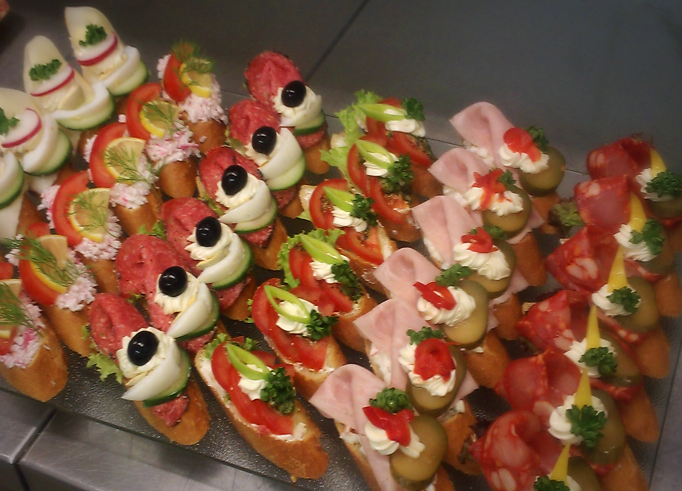 Chlebíčky od Janičky: Chlebíčky a jednohubky