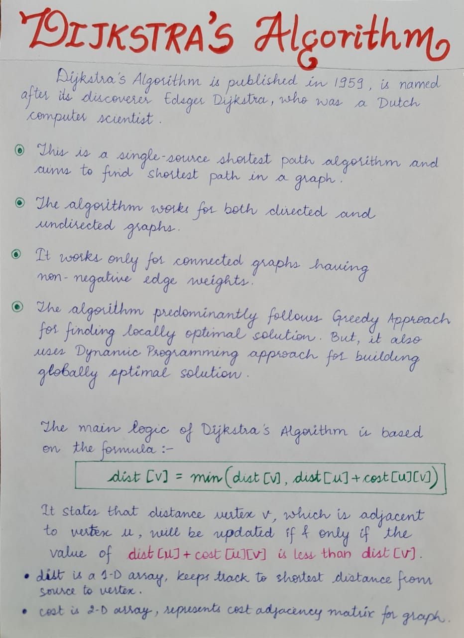 Data Structures And Algorithms Dijkstra S Single Source Shortest Path
