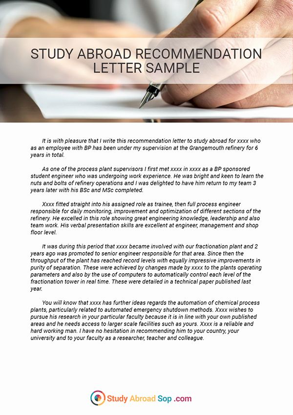 Recommendation Letter For Study Abroad Medical Resume recommendation-letter-for-study-abroad-medical-resume