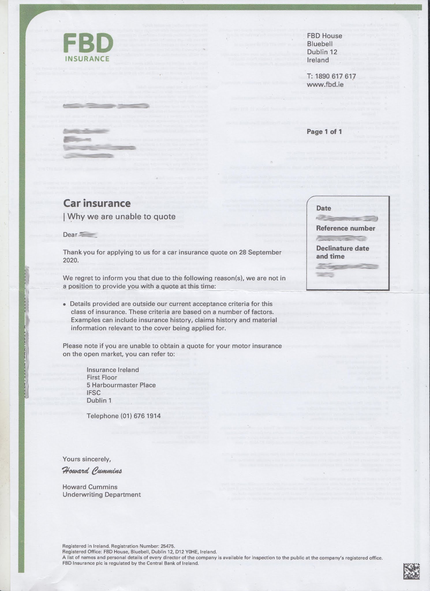 My Bits & Bobs: FBD Insurance: "Insurance for Farmers, By Farmers ...