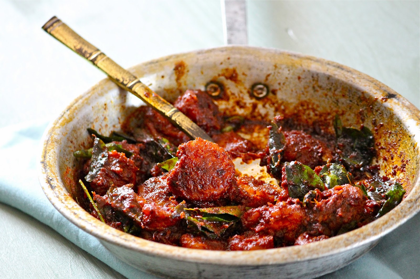 Plateful: Kerala Style, Spiced, Aromatic Prawn Roast — Chemmeen Roast