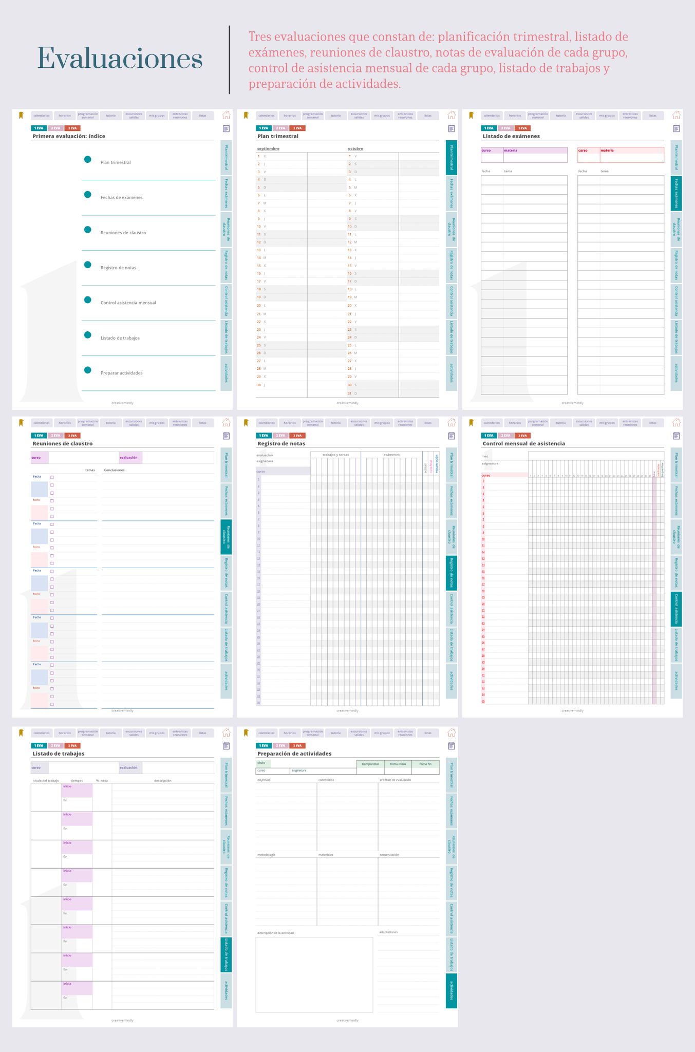 Creative Mindly: Cuaderno de profe digital 2021 2022