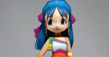 Dragon Quest V: Nera Briscoletti / Flora Papercraft | Paperized Crafts