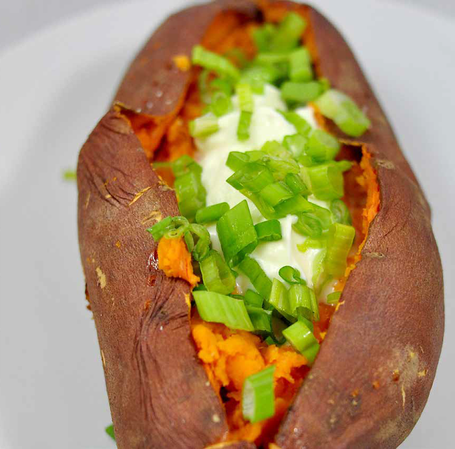 GOOD AND CHEAP RECIPES - JACKET SWEET POTATOES - Janna Recipes - Food ...