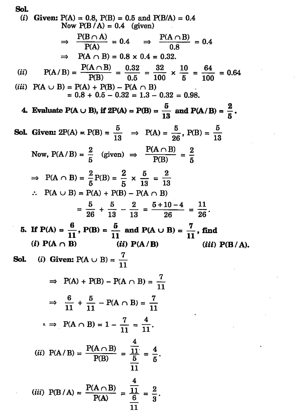 Probability class 12 math - Studypur