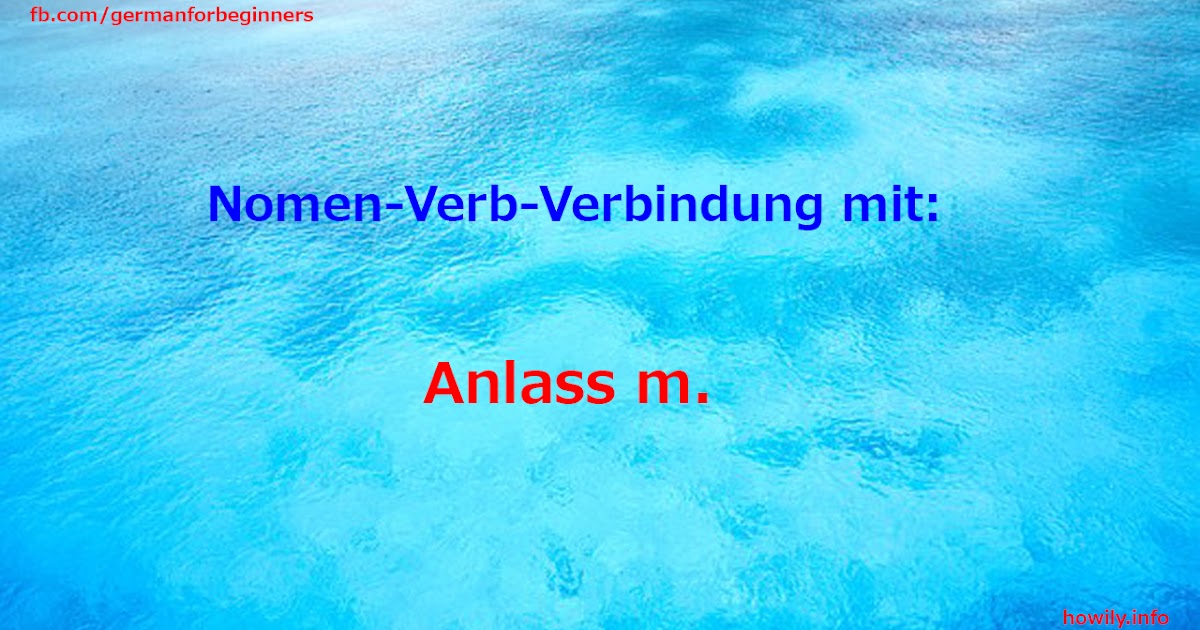 Anlass