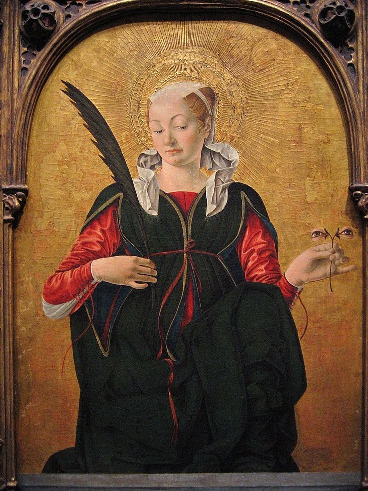 New Liturgical Movement: St Lucy - A Saint of the Roman Canon and ...