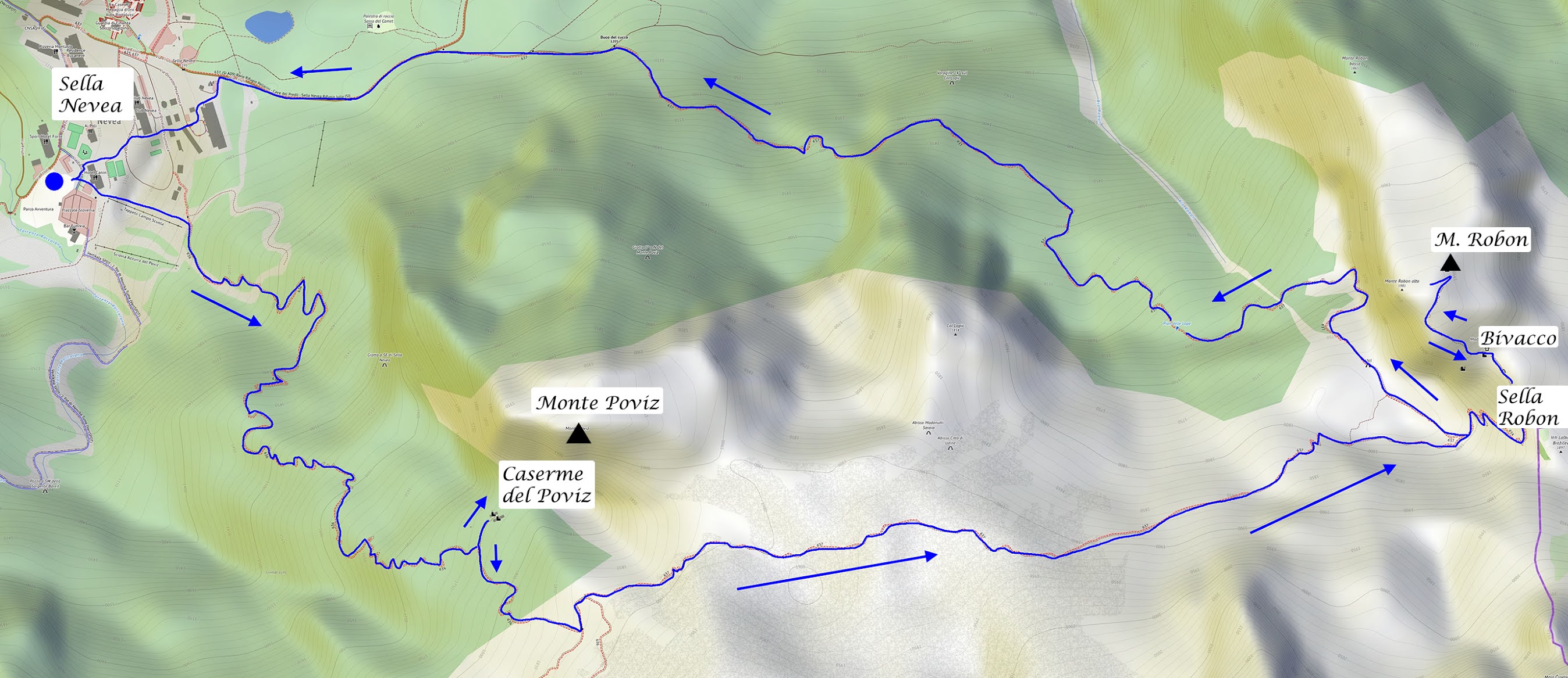 Escursionismo a 360°: Monte Robon (da Sella Nevea) E/EE