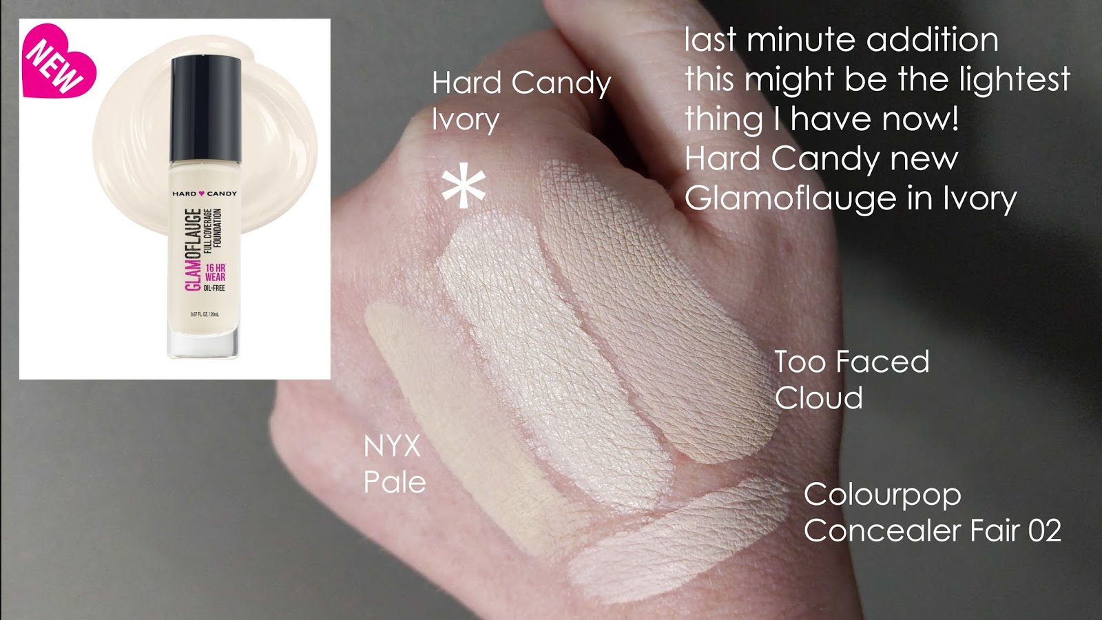 My Palest Foundation Swatches | Very Fair / Pale Skin | paleandfreckled